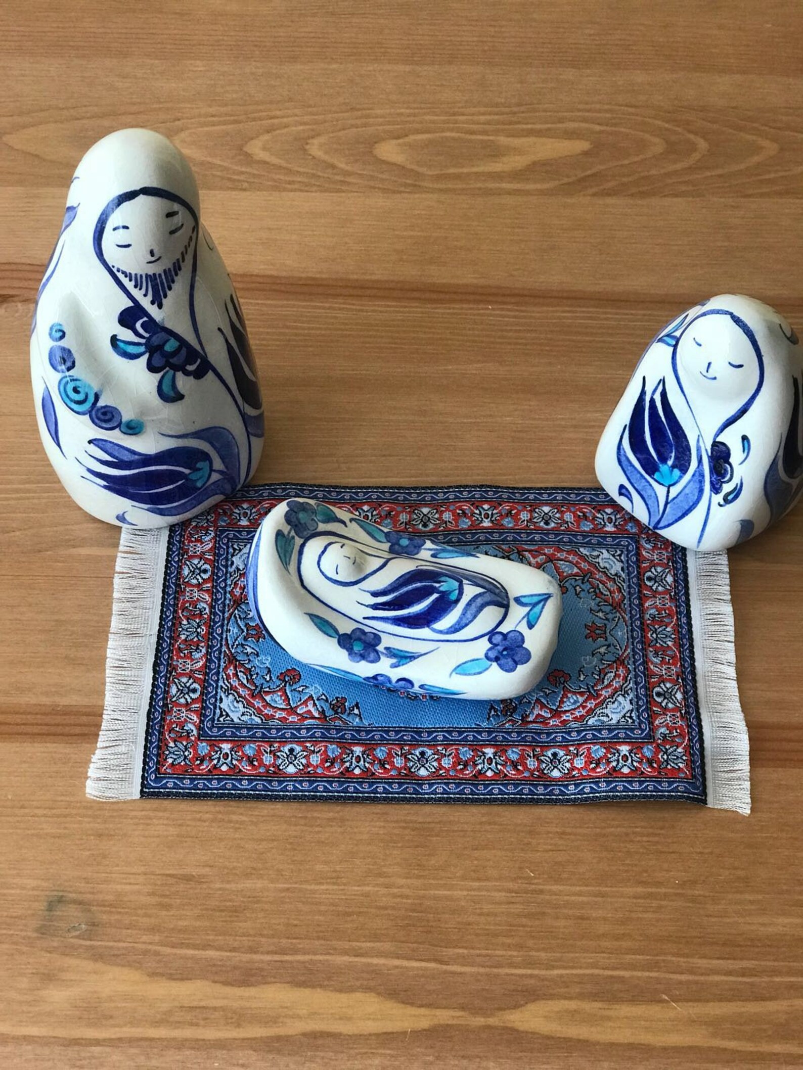 NATIVITY SET Hand Made & Hand Painted on Ceramic | Etsy