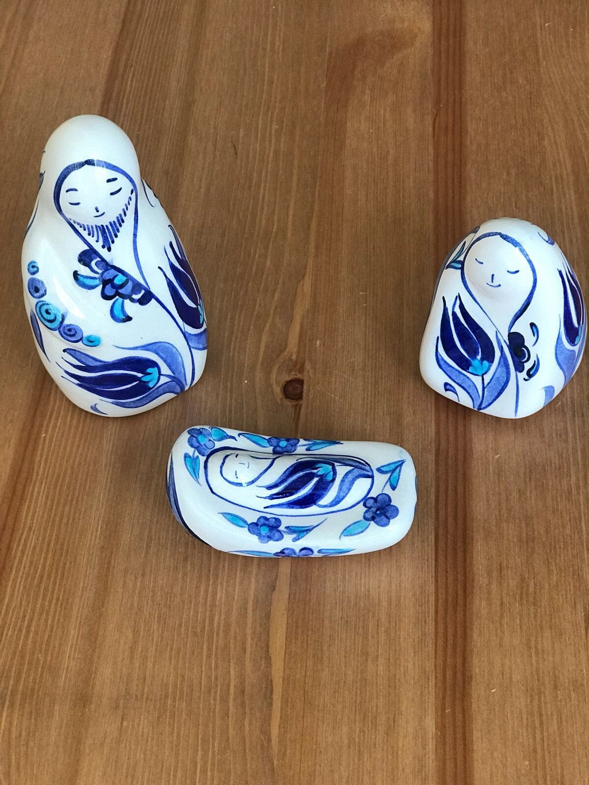 NATIVITY SET Hand Made & Hand Painted on Ceramic | Etsy