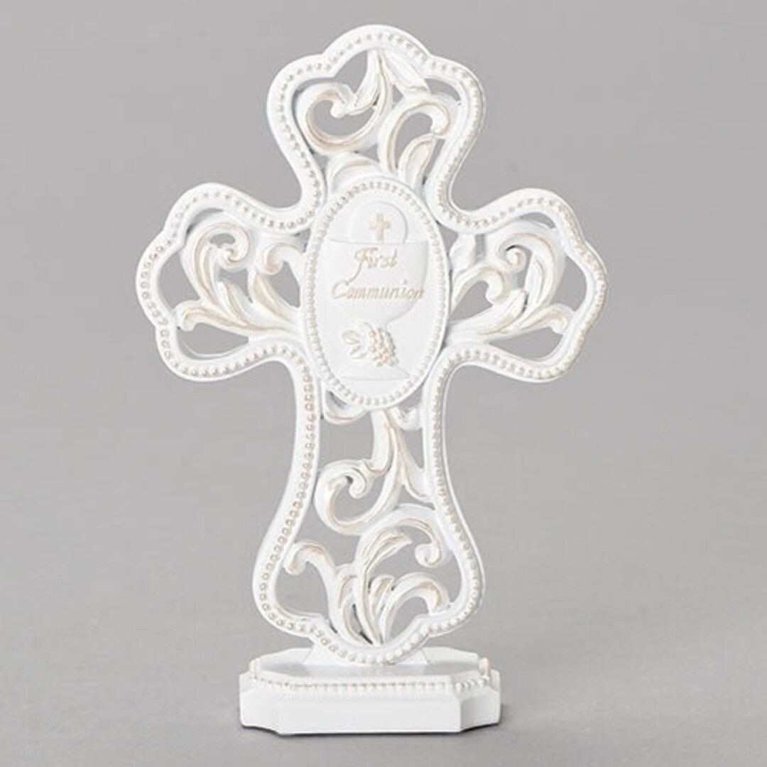 Roman Communion Table Cross White - Etsy