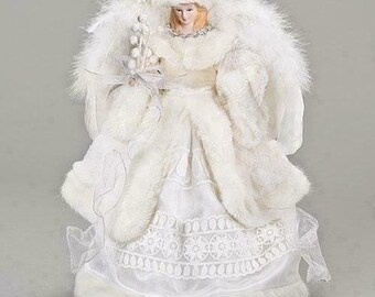 Faux Fur Tree Topper | Etsy