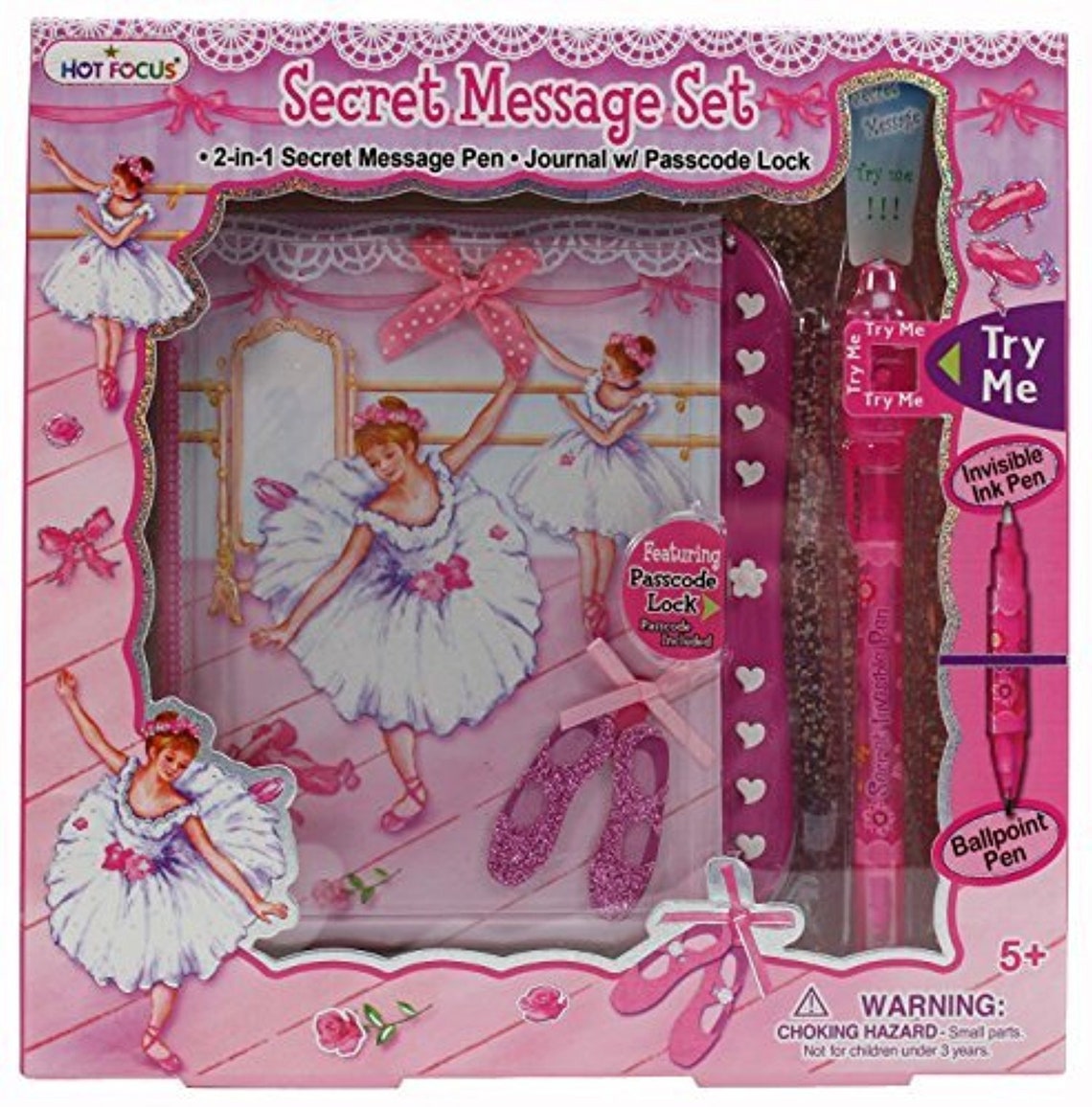 Secret Message Set With Passcode Lock Ballerina Beauties - Etsy