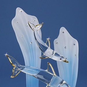 Glass Baron Dolphin & Baby - Etsy