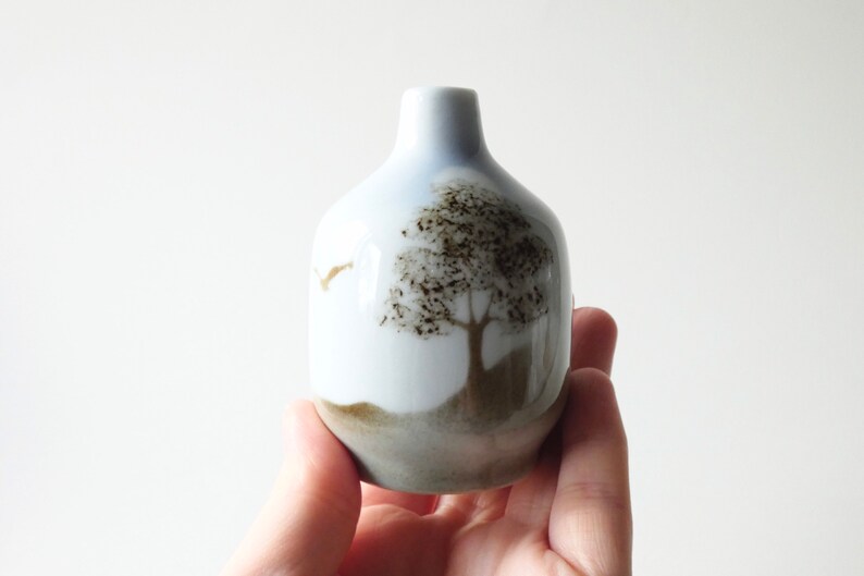 Vintage Miniature Highbank Porcelain Vase, Highbank Porcelain ...