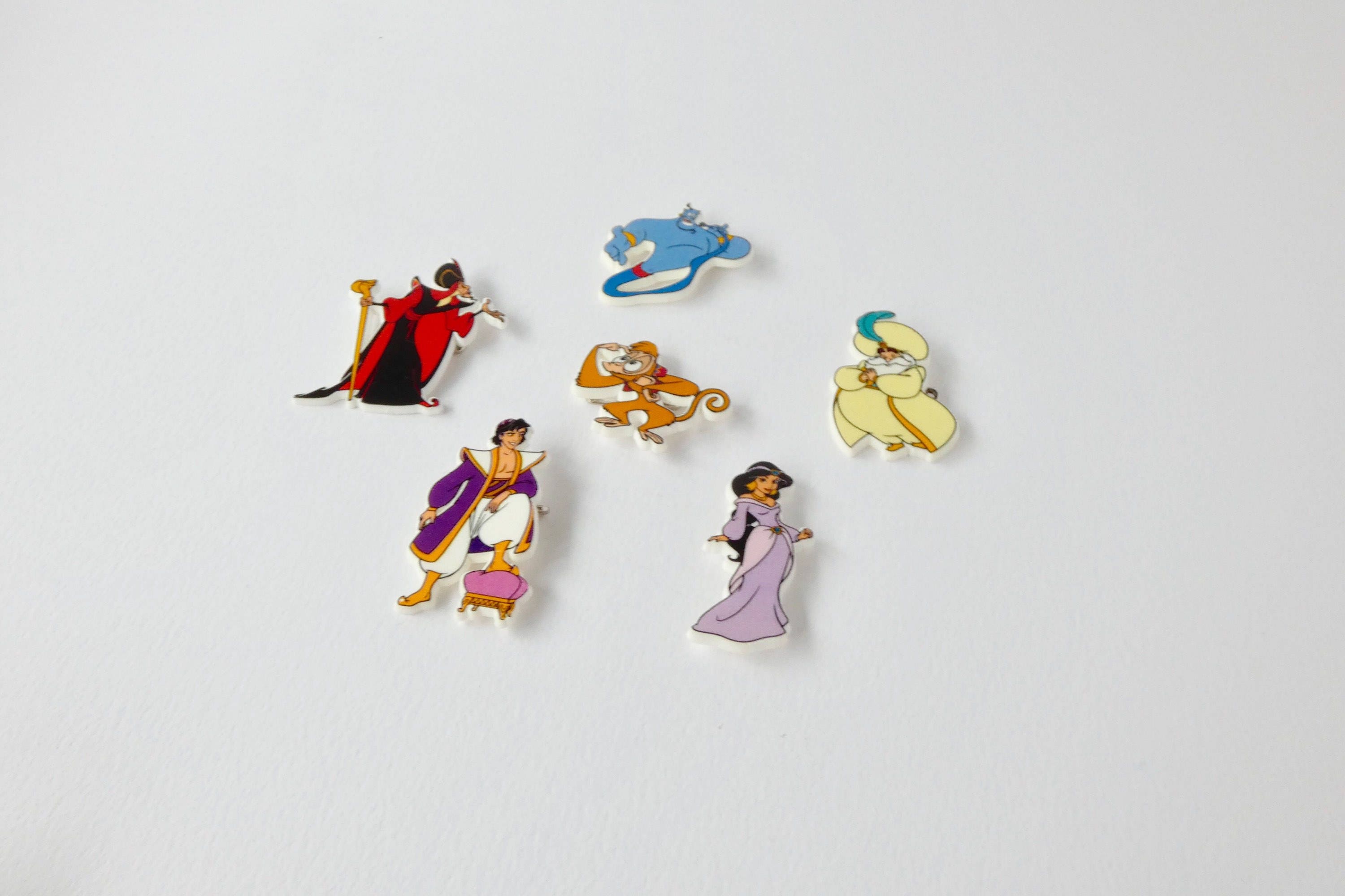 Vintage Disney Classic Aladdin Badge Set, Disney Jasmine, Aladdin ...