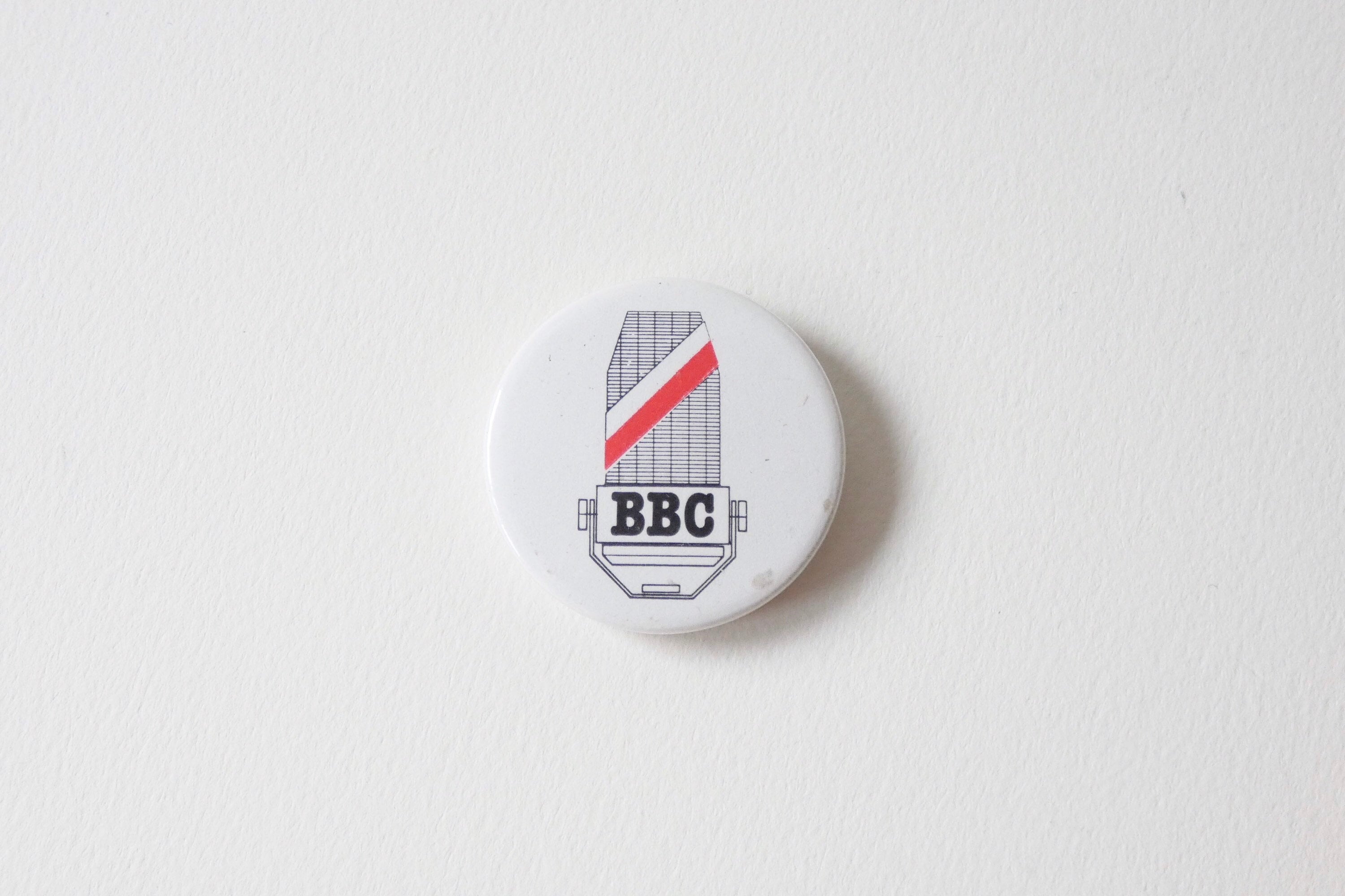 Vintage BBC Badge, British Broadcasting Corporation 1970 Pin Badge, BBC ...