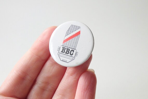 Vintage BBC badge, British broadcasting corporation 1… - Gem