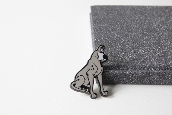 Vintage Disney Einstein badge, Oliver and company bad… - Gem