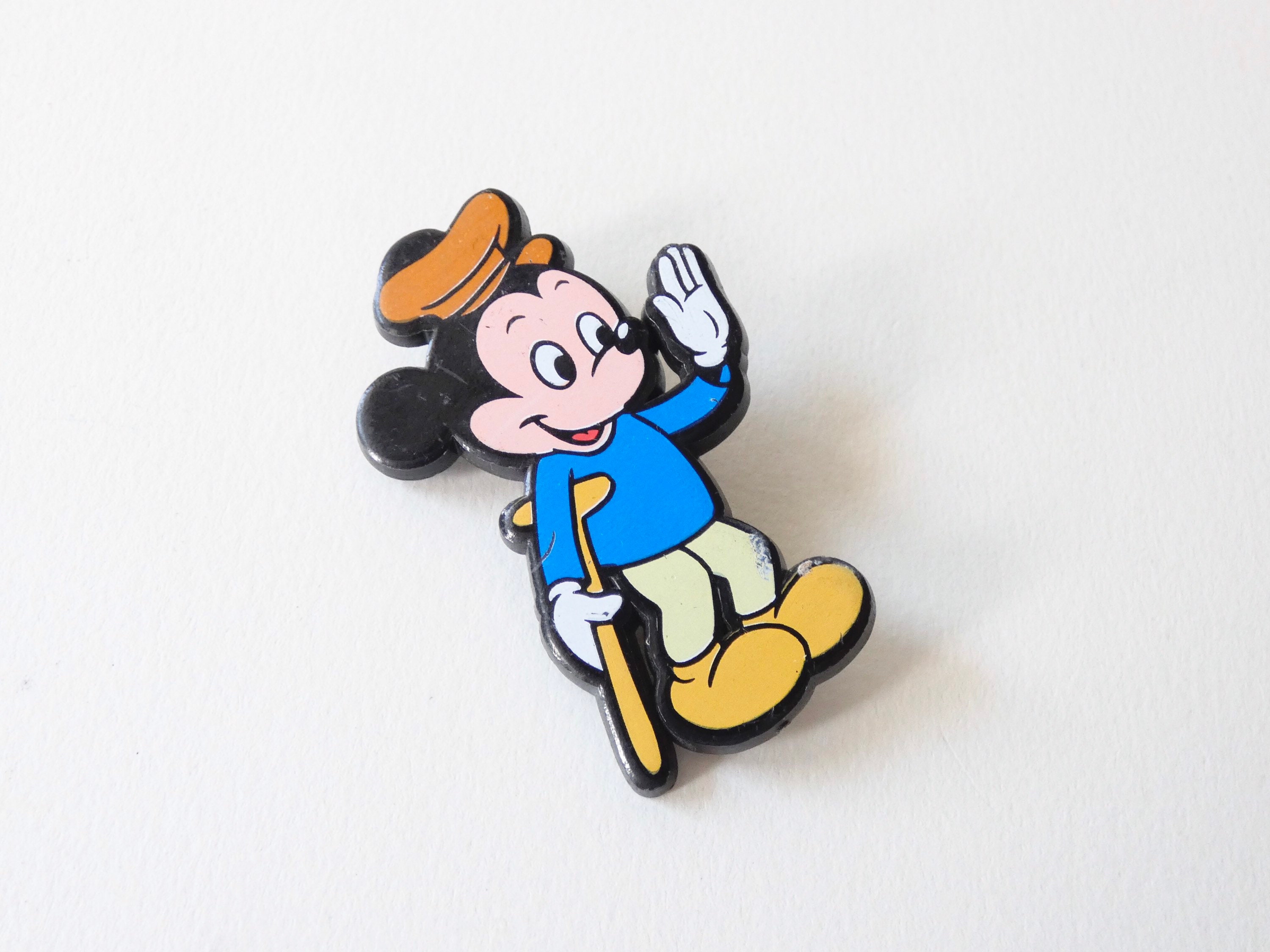 Vintage Disney Tiny Tim Mickey Mouse Badge A Christmas Carol - Etsy