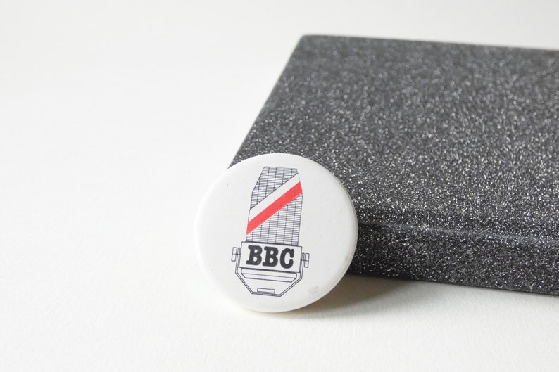 Vintage BBC Badge, British Broadcasting Corporation 1970 Pin Badge, BBC ...