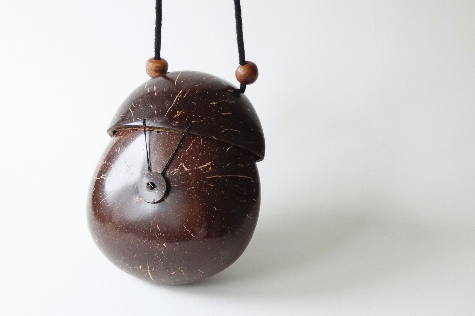 Vintage Coconut Bag, Coconut Coin Purse, Coconut Shell Handbag, Coconut ...