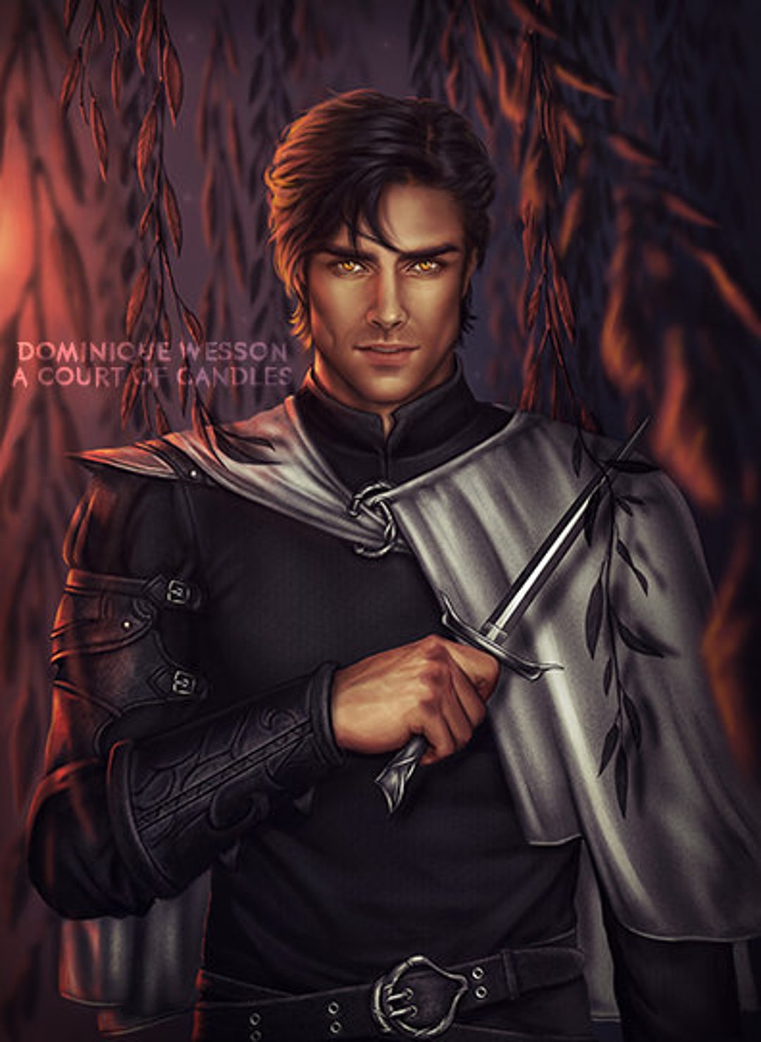 Art Print - Casteel Da'neer by Dominique Wesson - From Blood & Ash - Etsy