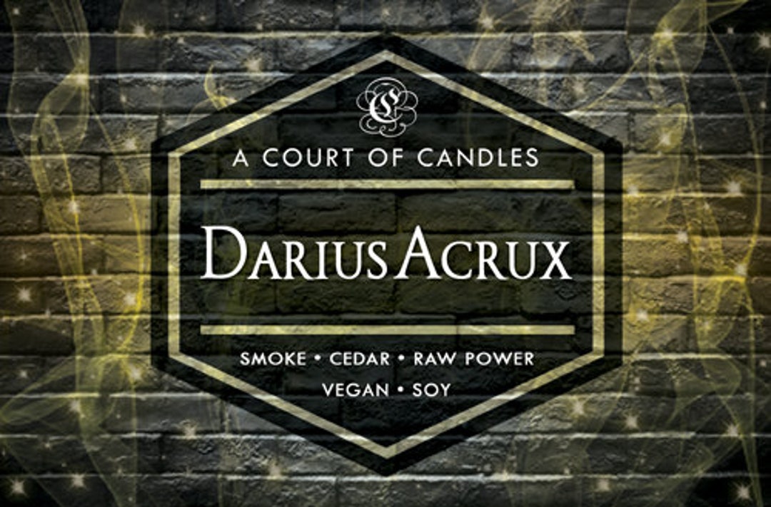 Darius Acrux - Zodiac Academy Series - 9oz Soy Candle - Etsy