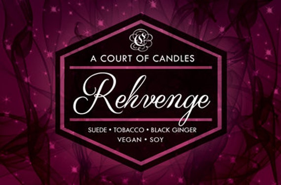 Rehvenge 9oz Soy Wax Candle Black Dagger Brotherhood | Etsy