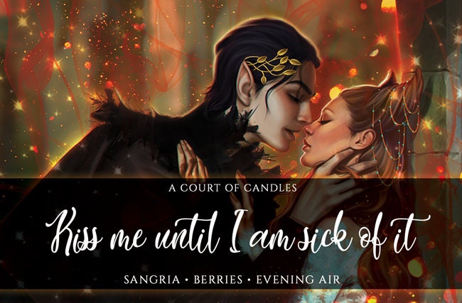 Kiss Me Until I Am Sick Of It 9oz Soy Wax Candle Art Etsy