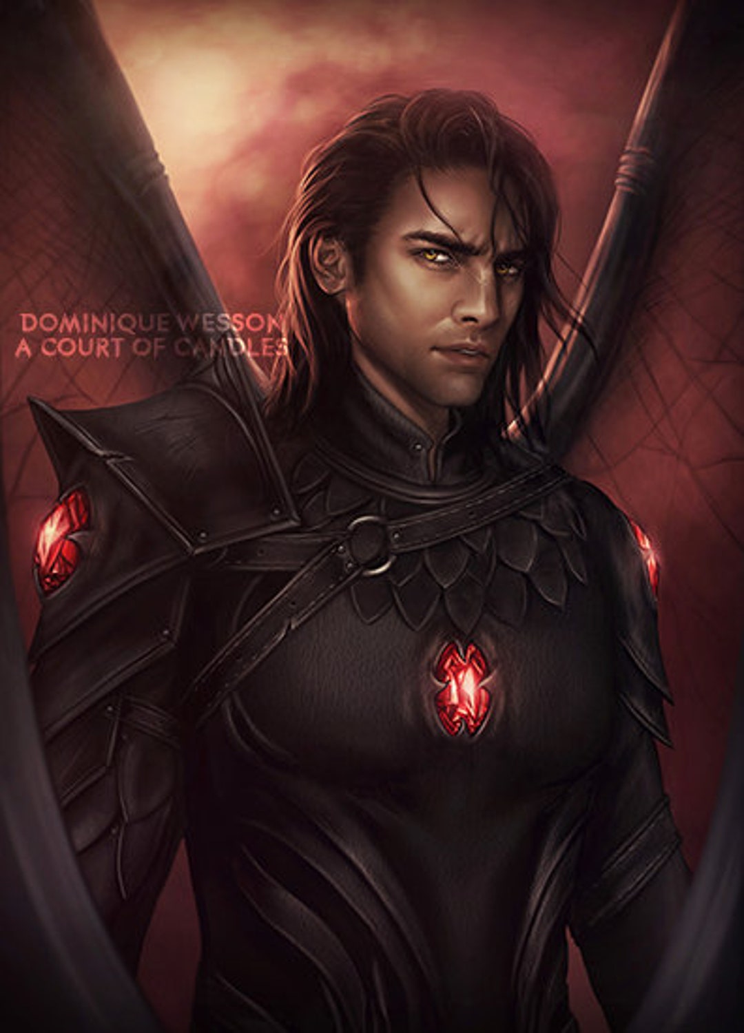 Art Print Cassian By Dominique Wesson Acotar Sarah J Maas Officially Licensed Etsy