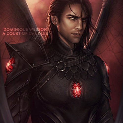 Art Print Rhysand in Battle by Dominique Wesson ACOTAR - Etsy