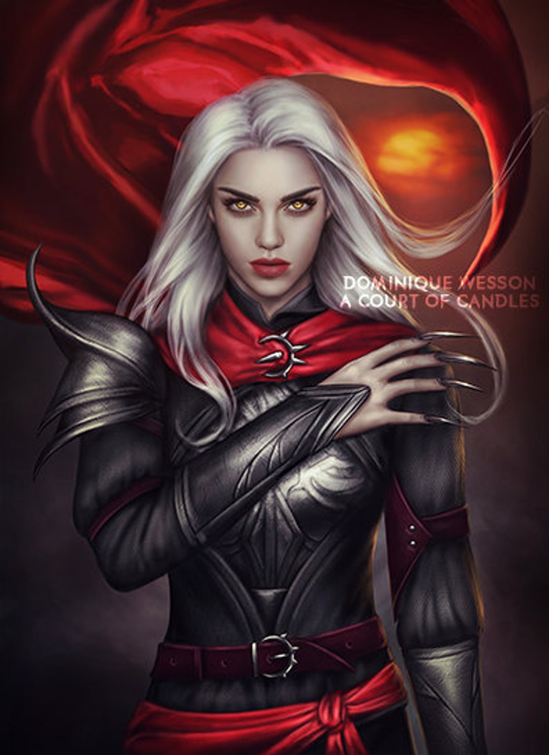 Art Print - Manon Blackbeak by Dominique Wesson (throne of Glass ...