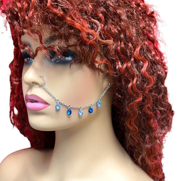 Nose Cuff Chain - Etsy