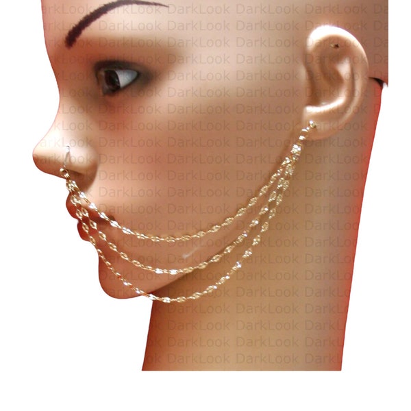 Indian Nose Chain - Etsy UK