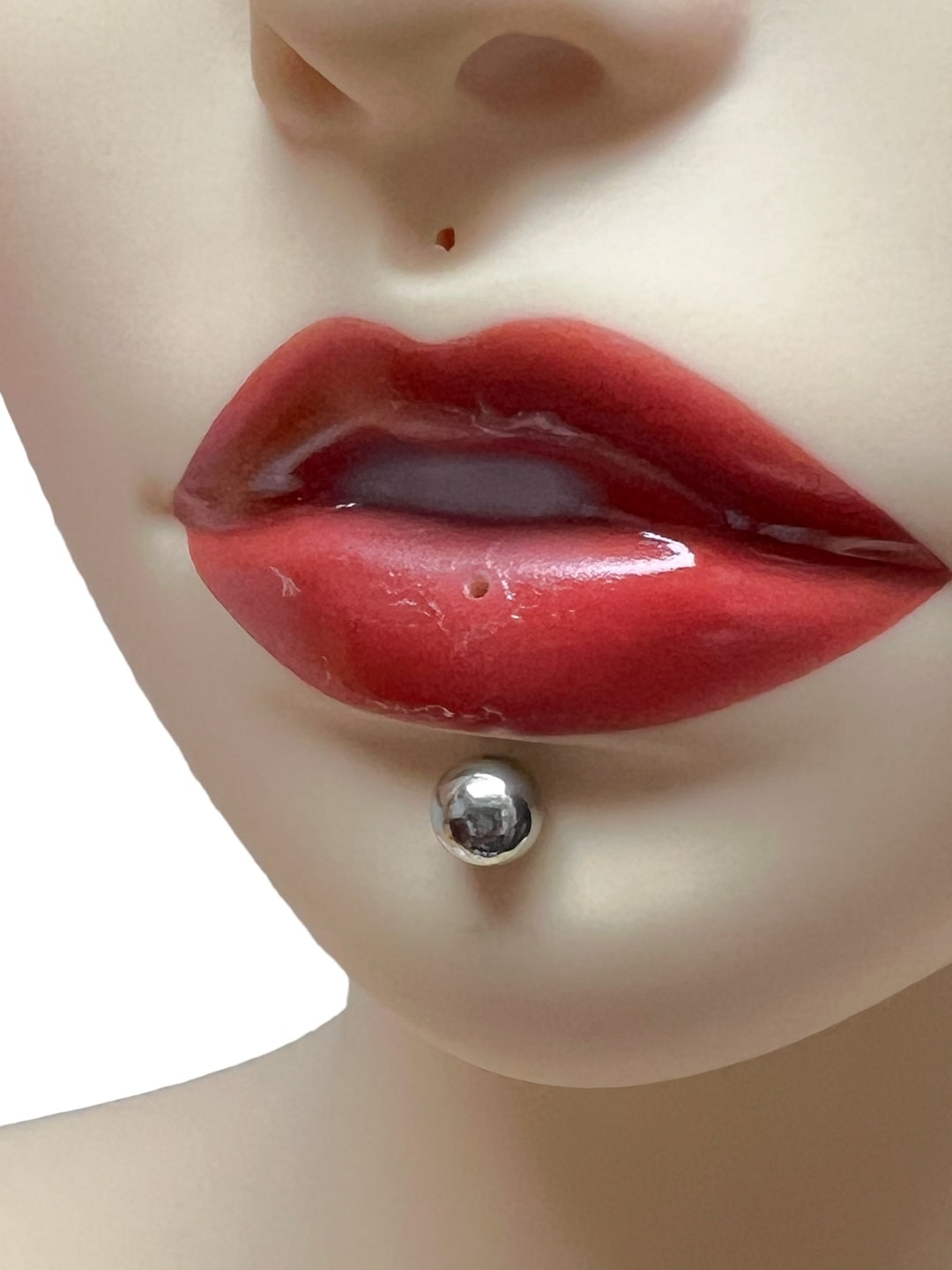 Surgical Steel Labret Piercing Jewelry - Lips Piercing - Etsy