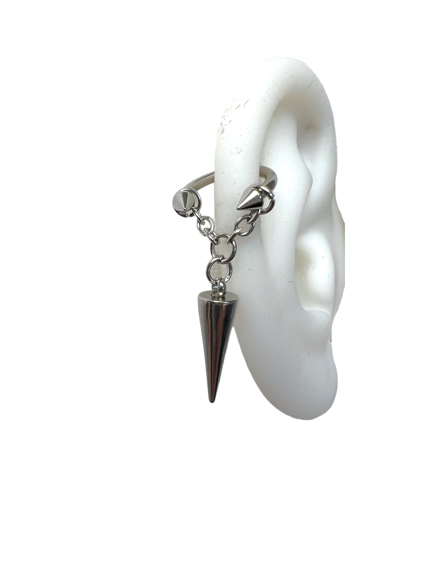Helix Piercing With Spike - Etsy