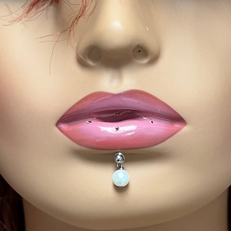 Labret Piercing - Etsy