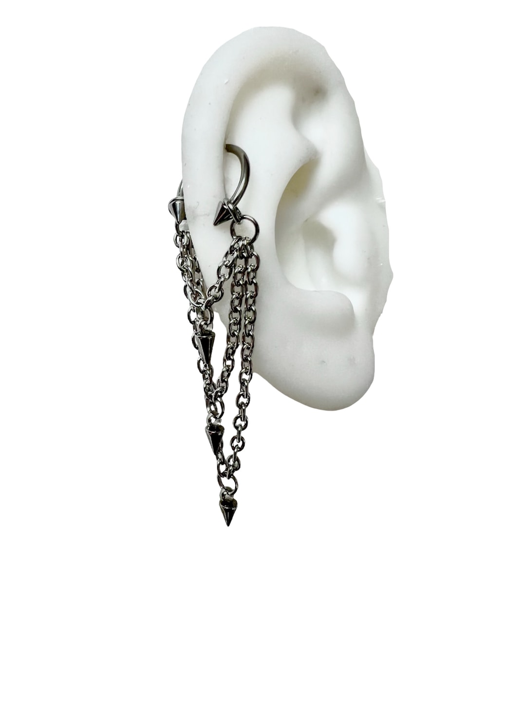 Helix Piercing With Spike - Etsy