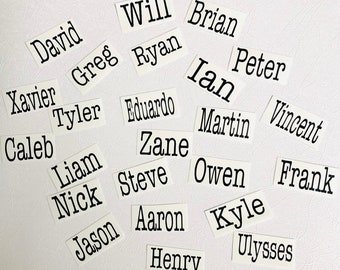 Scrapbooking Paper, Party & Kids Embellishments Custom Small Name ...