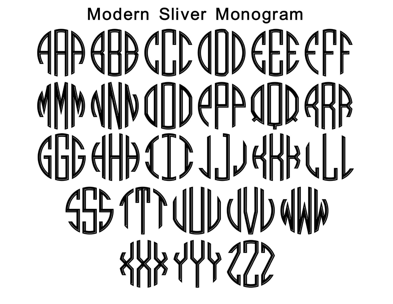 Personalized Monogram Initial Decal - Etsy