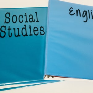 Student Binder Labels Label for Binder Cover School Name Labels School ...