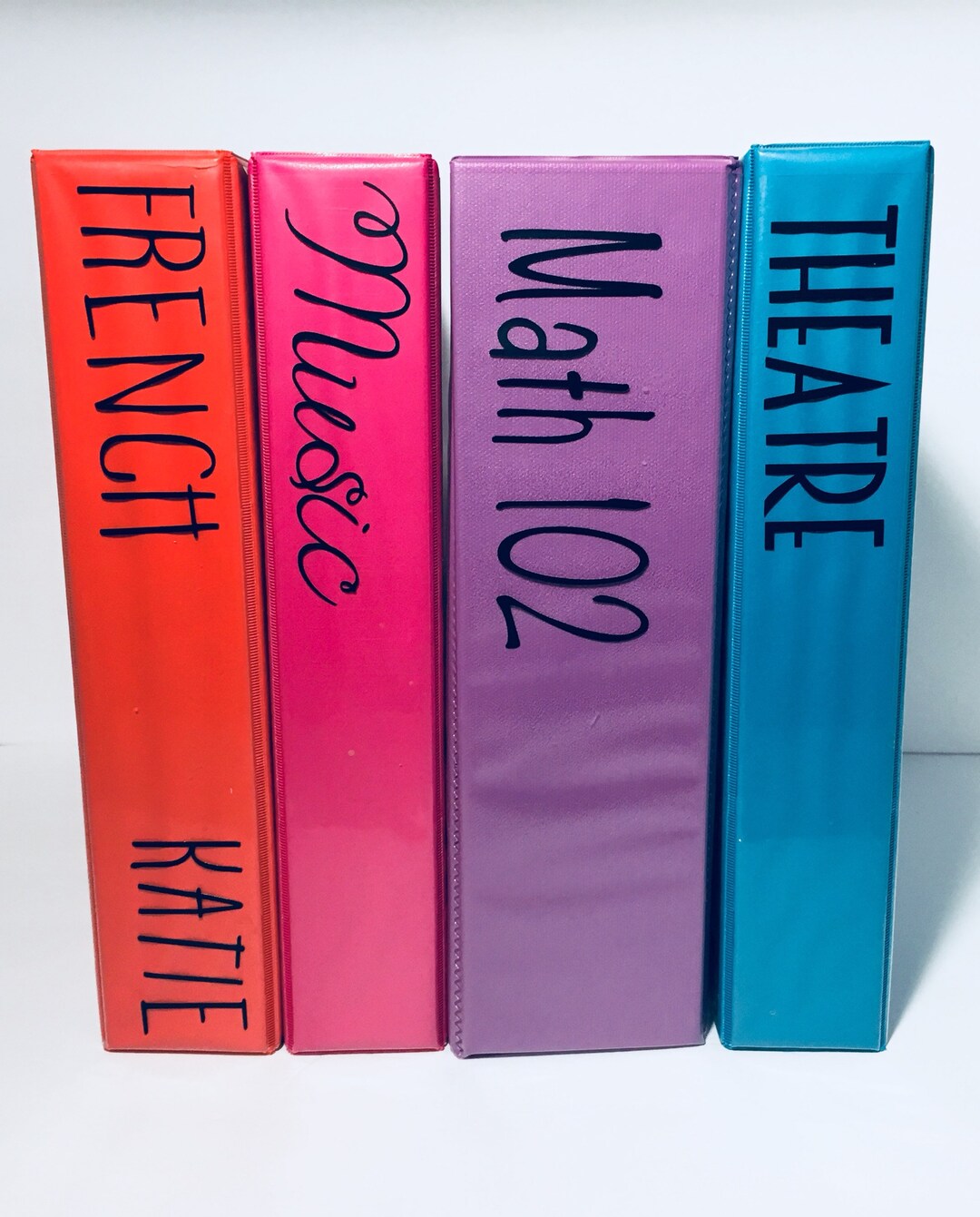 School Subject Binder Label Decals - Etsy