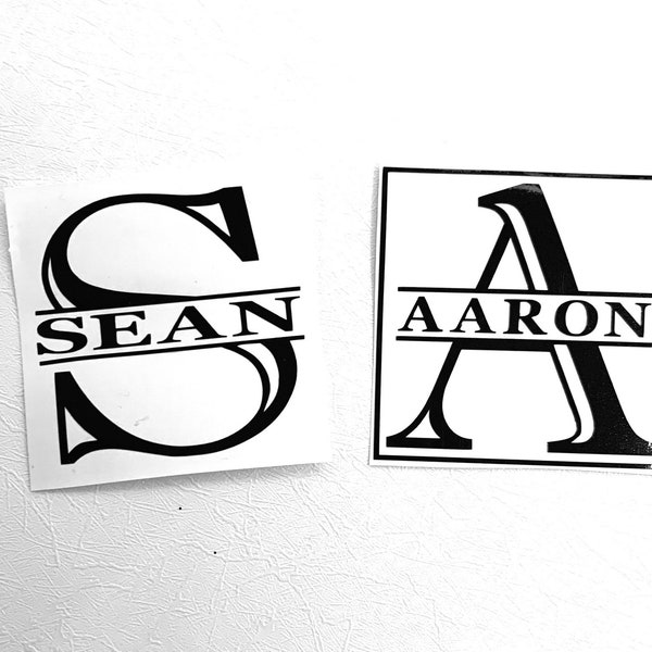 Monogram Decal - Etsy
