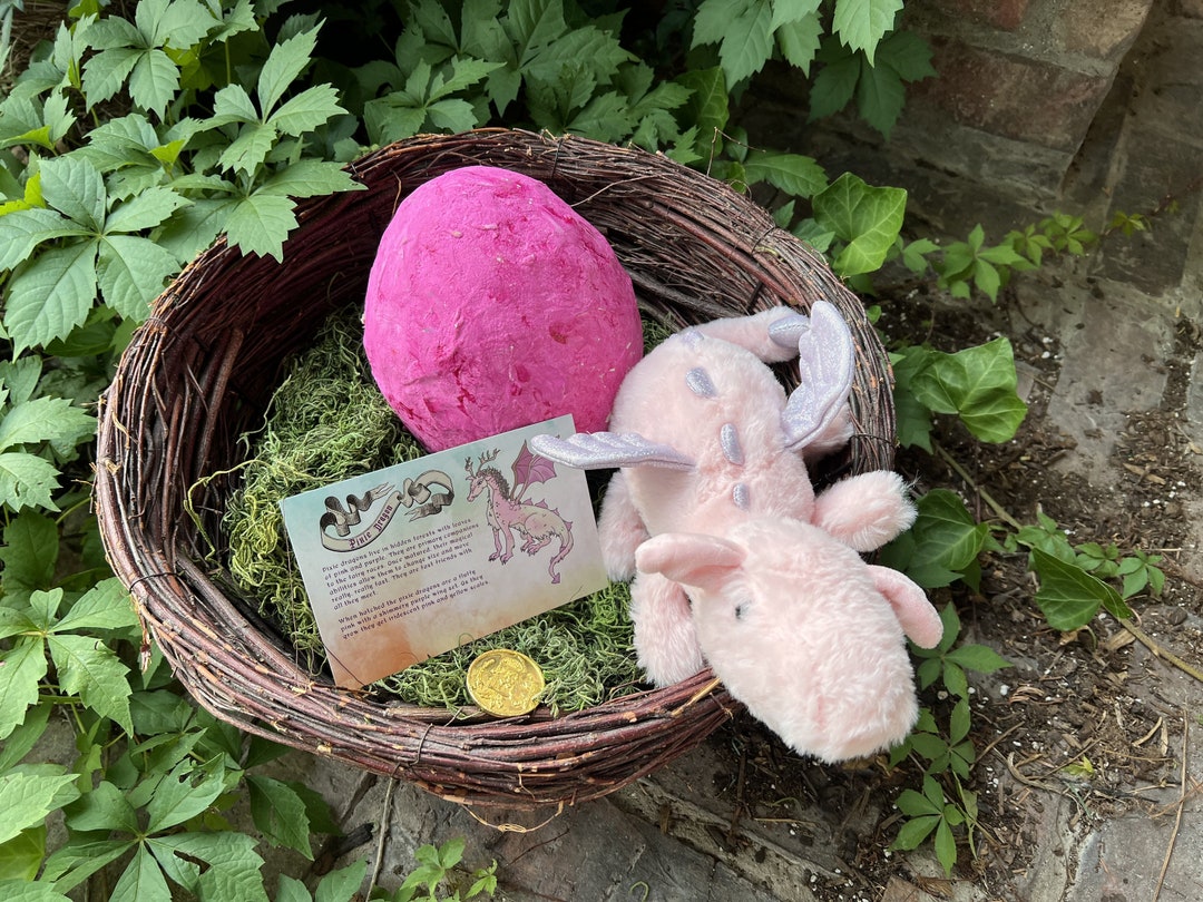 Hatchable Dragon Egg Pink Pixie Dragon - Etsy