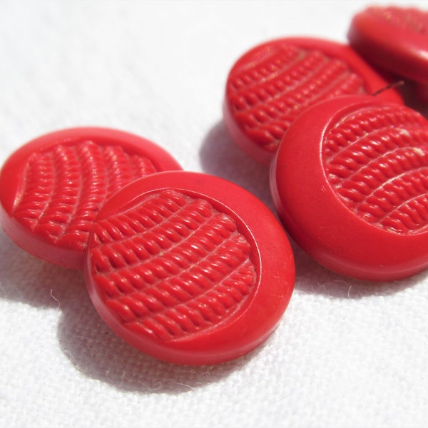 Red Vintage Buttons - Etsy