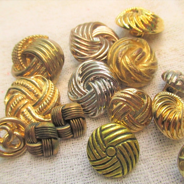Gold Tone Buttons - Etsy