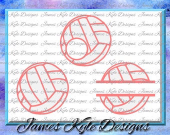 Volleyball SVG / Volleyball Frames SVG / Volleyball Monogram SVG ...