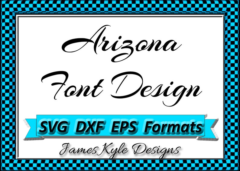 Arizona Font Design Files for Use With Your Silhouette Studio Software ...