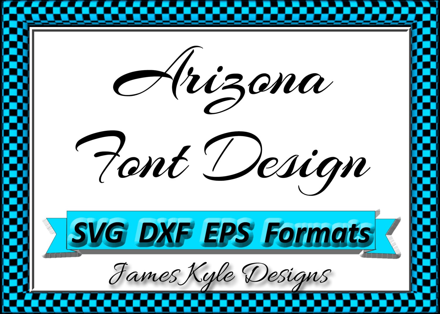 Arizona Font Design Files for Use With Your Silhouette Studio Software ...