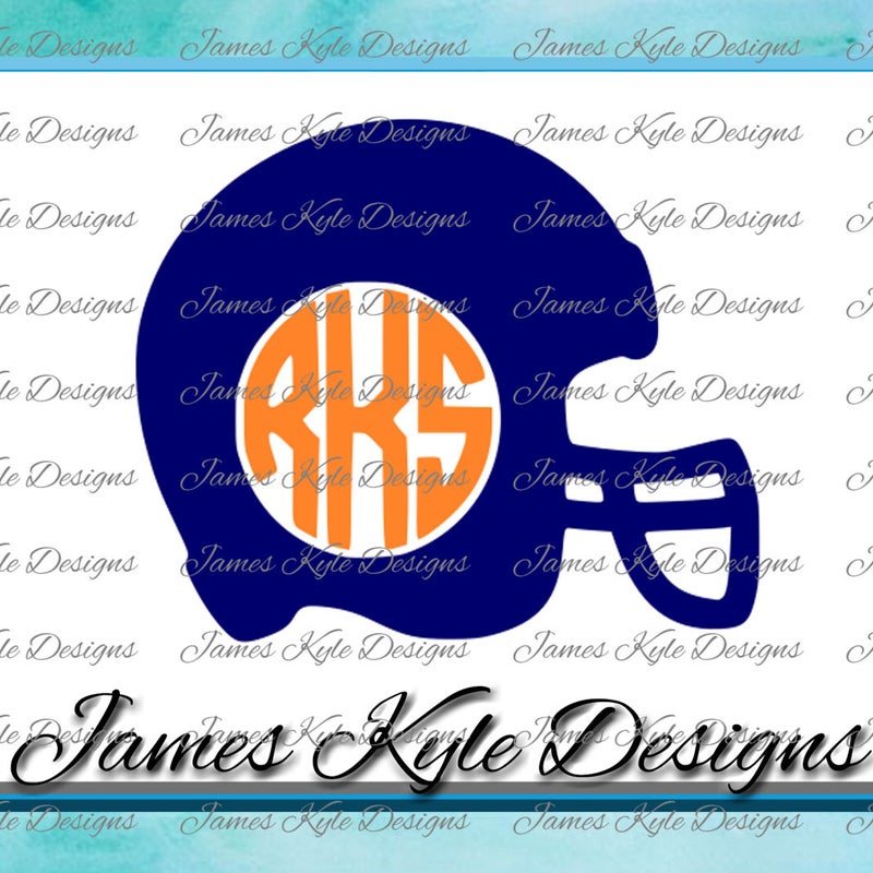 Helmet Monogram - Etsy