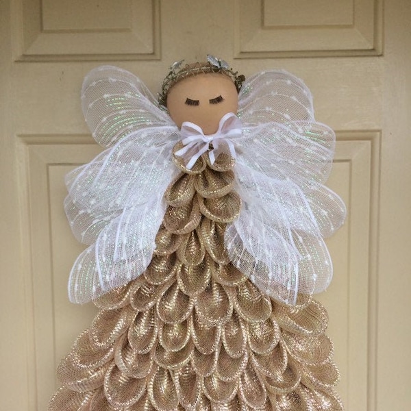 Deco Mesh Angel - Etsy