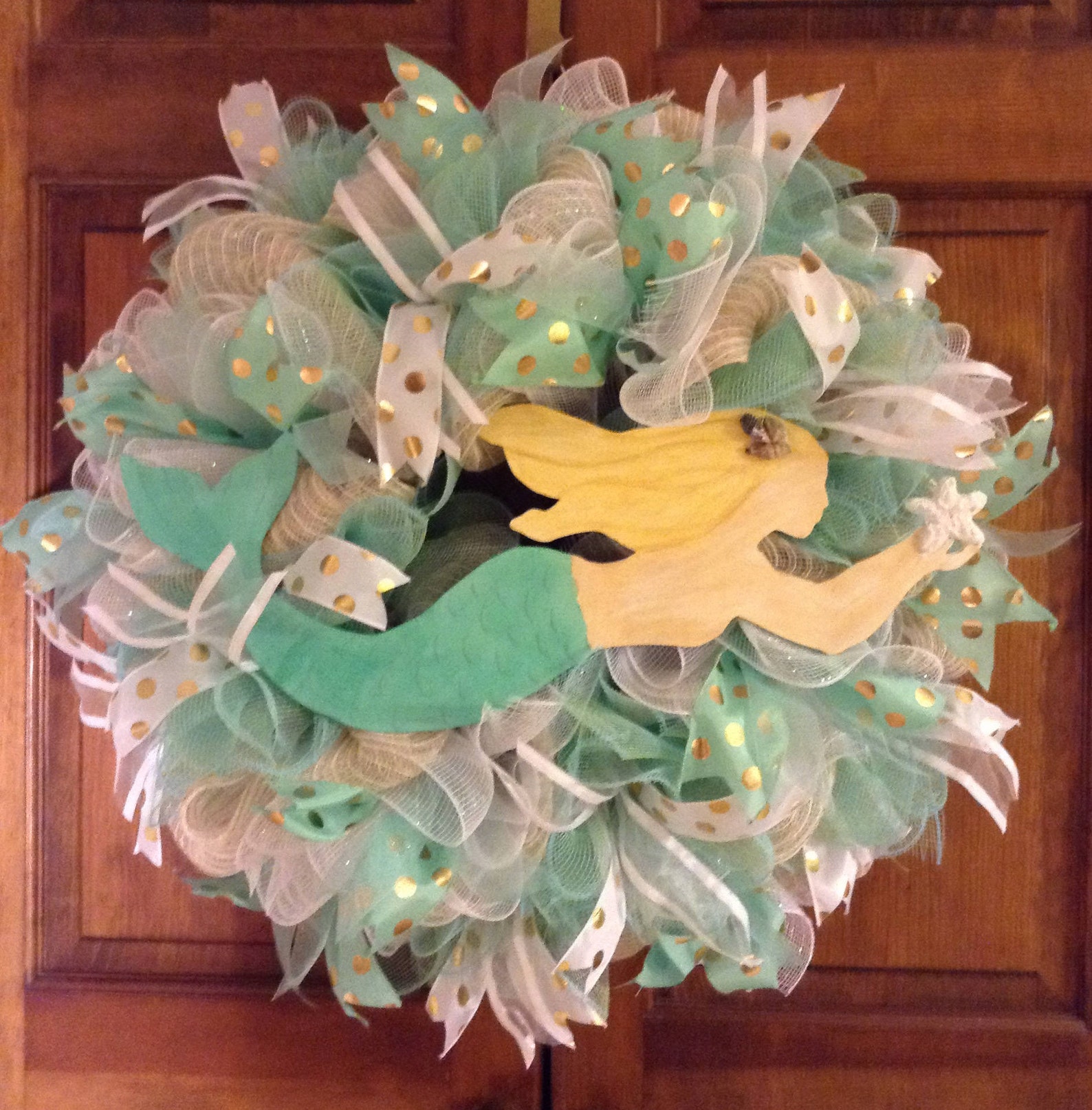 Mermaid Wreath Beach Wreath Coastal Wreath Beach Decor - Etsy