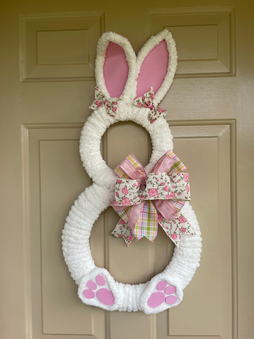 Adorable Bunny Wreath - Etsy