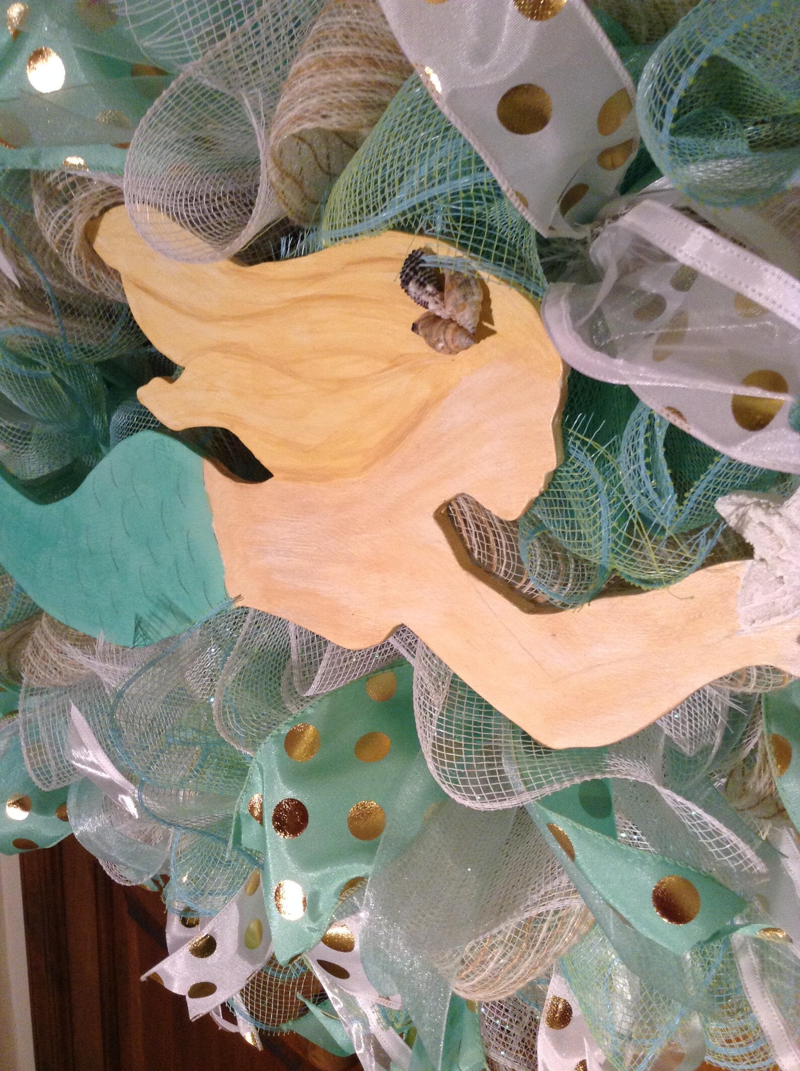 Mermaid Wreath Beach Wreath Coastal Wreath Beach Decor - Etsy