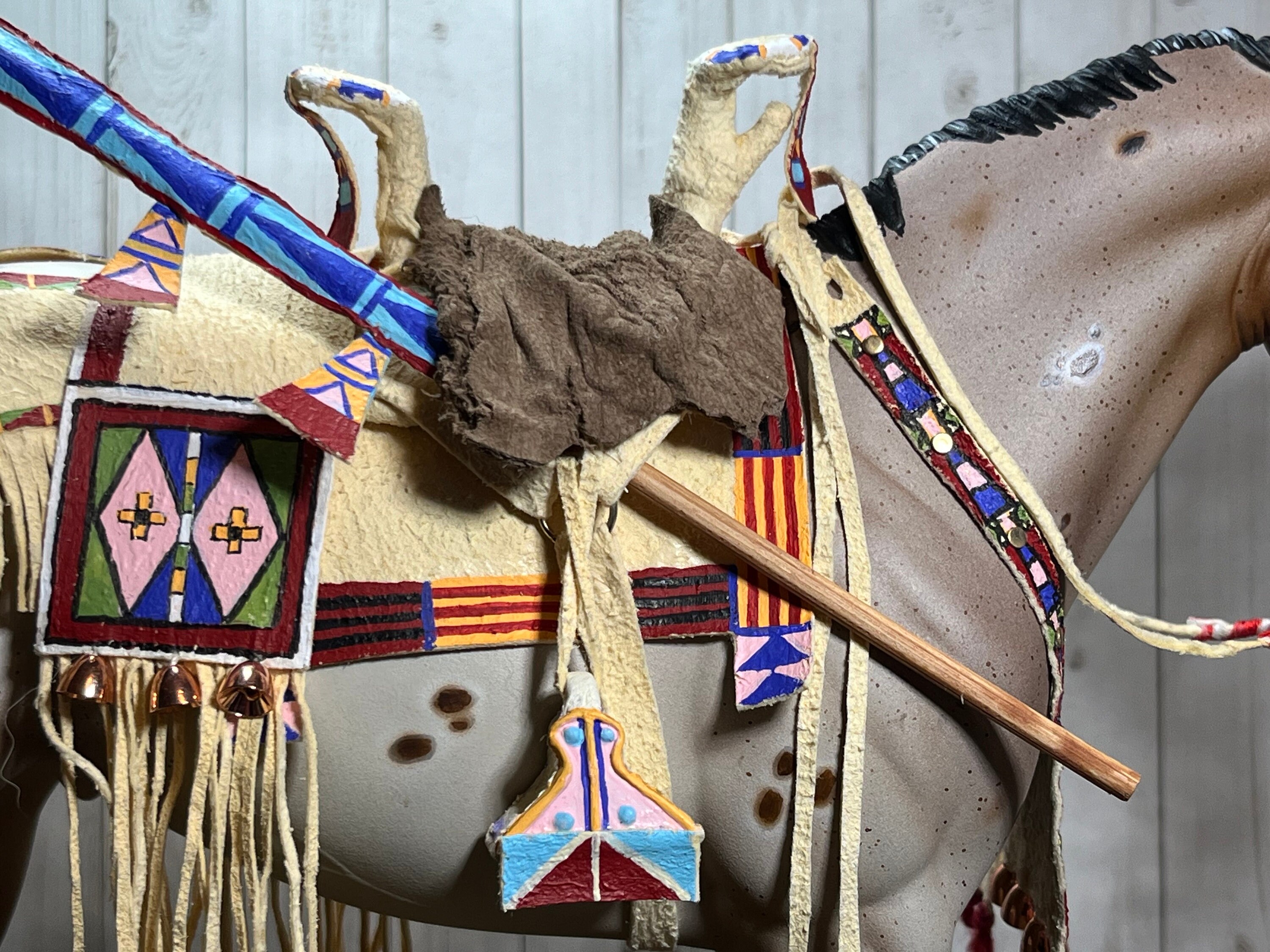 How to Build A 1:9 Scale Miniature Native Set for Model Horses - Etsy