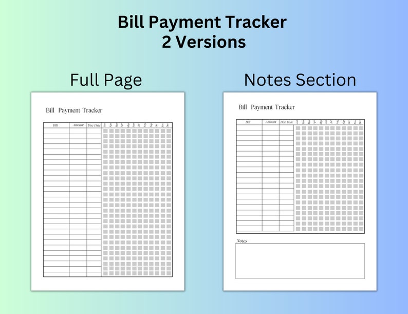 Income and Expense Tracker, Bill Tracker, Financial Planner, Income ...