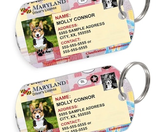 Dog driver license | Etsy