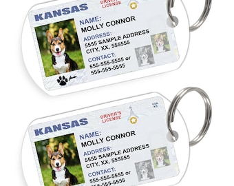 Dog license tag | Etsy