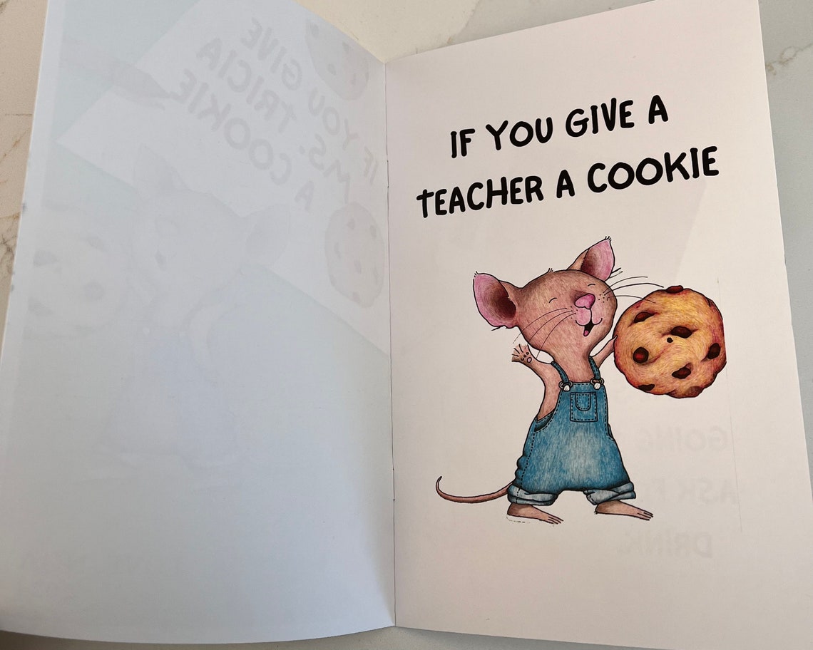 DIGITAL DOWNLOAD! Teacher Appreciation Booklet: If You Give Your ...