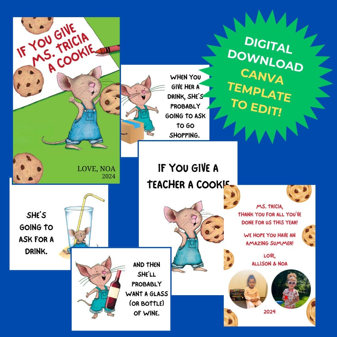 DIGITAL DOWNLOAD! Teacher Appreciation Booklet: If You Give Your ...