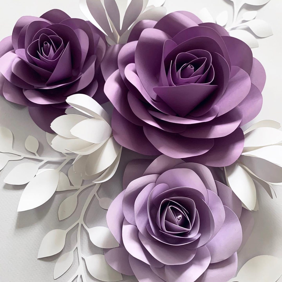 Paper Flowers, Paper Flower Set, Nursery Paper Flowers, Paper Flower ...